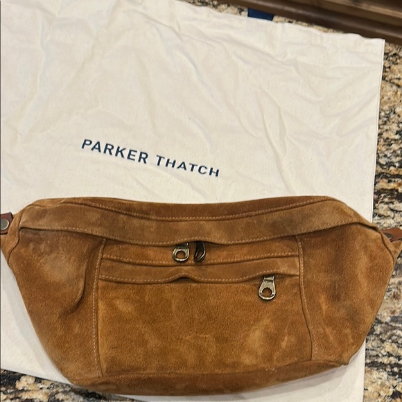 Parker Thatch | Bags | Parker Thatch Cross Your Heart Sling Suede ...